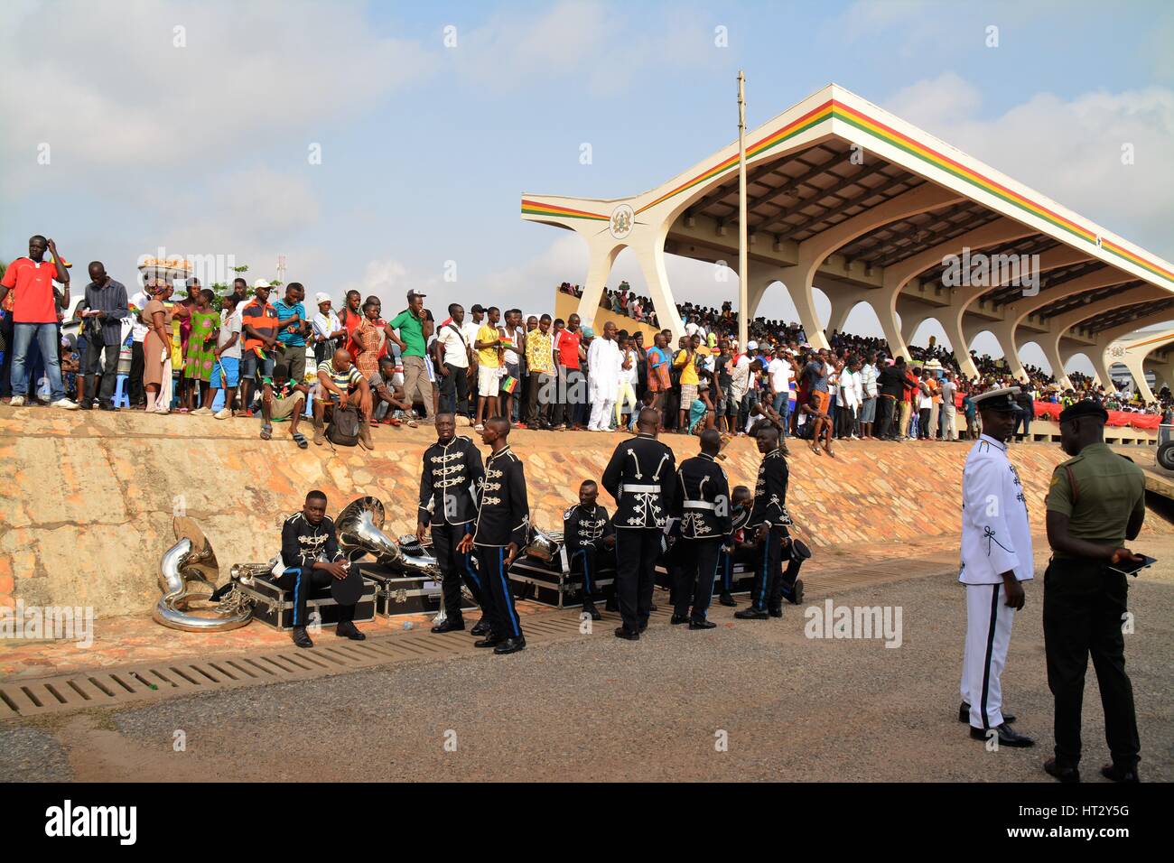 Ghana - Celebrating 60 years of independence for British rule Stock ...
