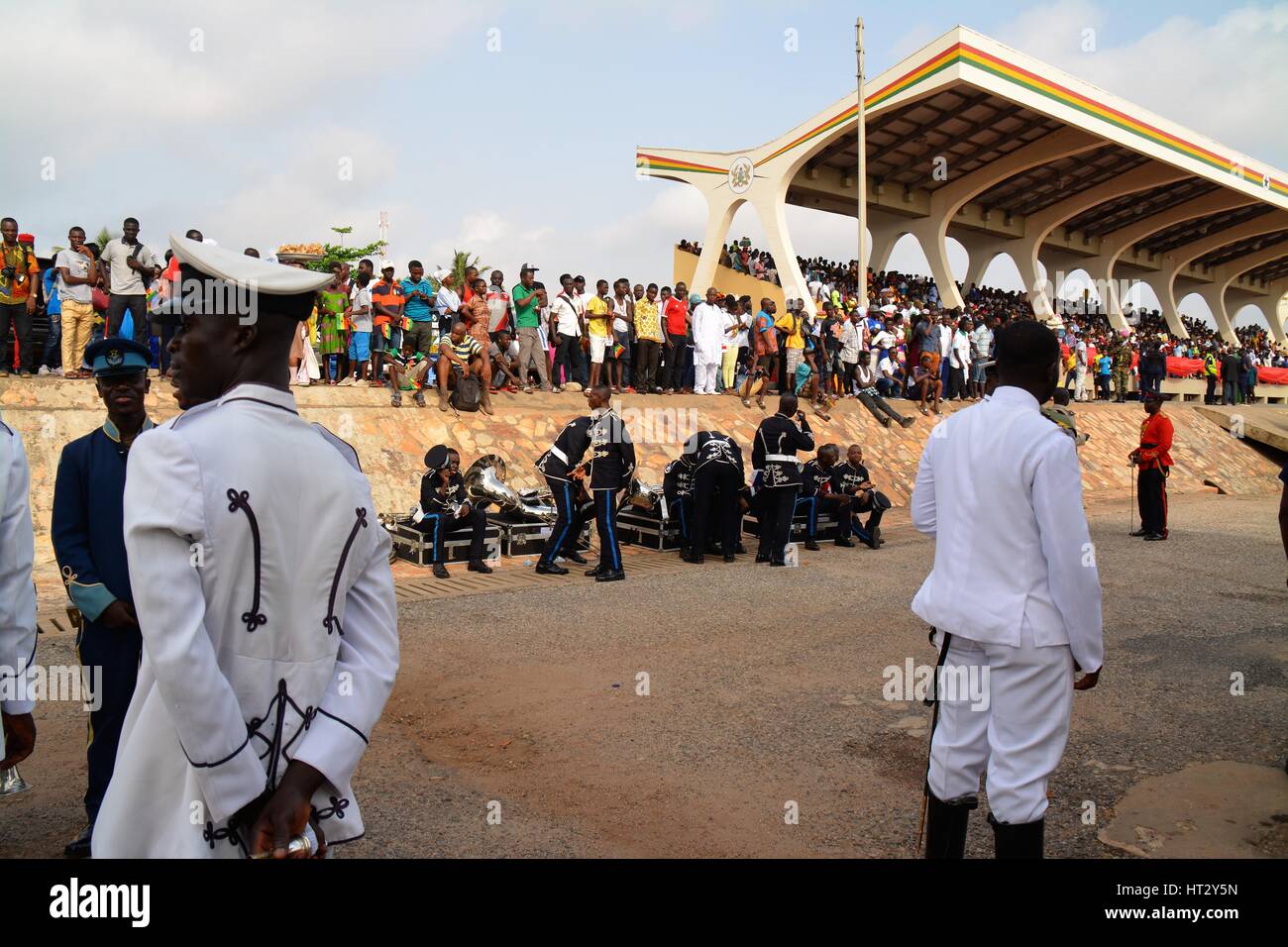 Ghana - Celebrating 60 years of independence for British rule Stock ...