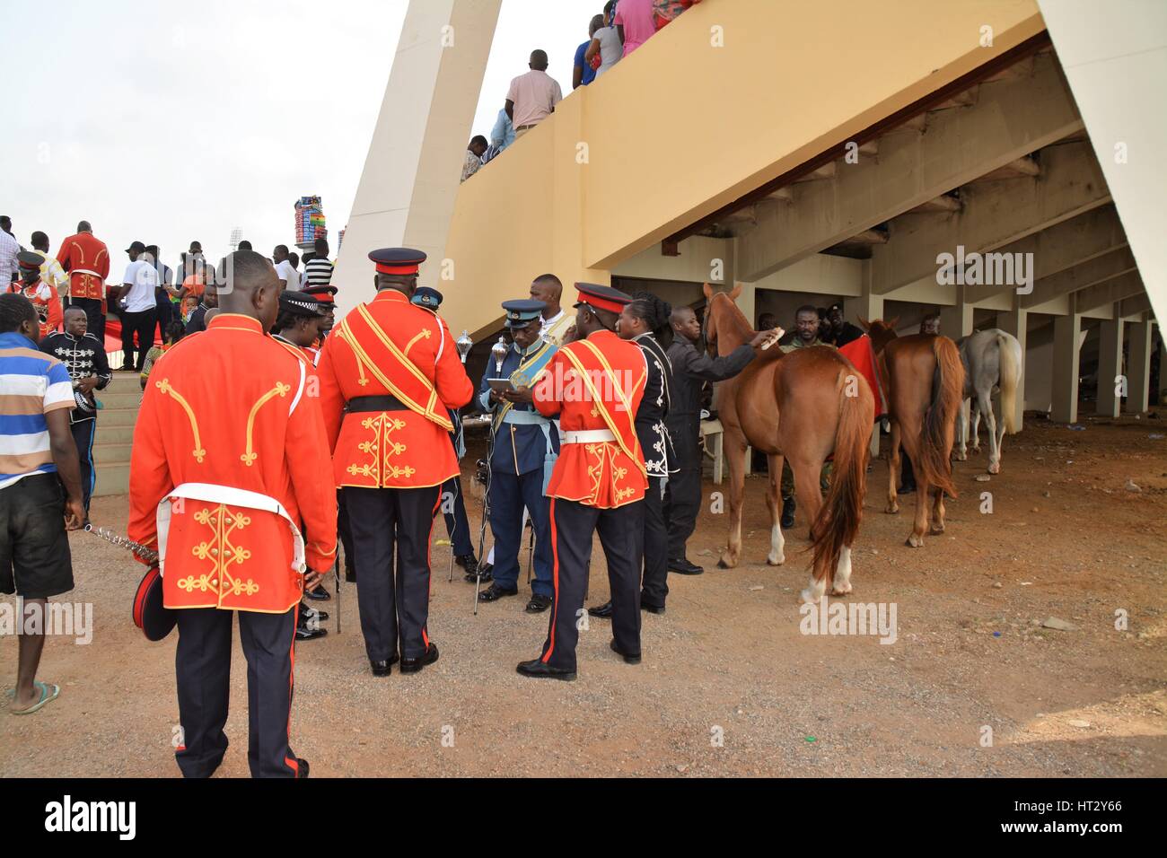 Ghana - Celebrating 60 years of independence for British rule Stock ...