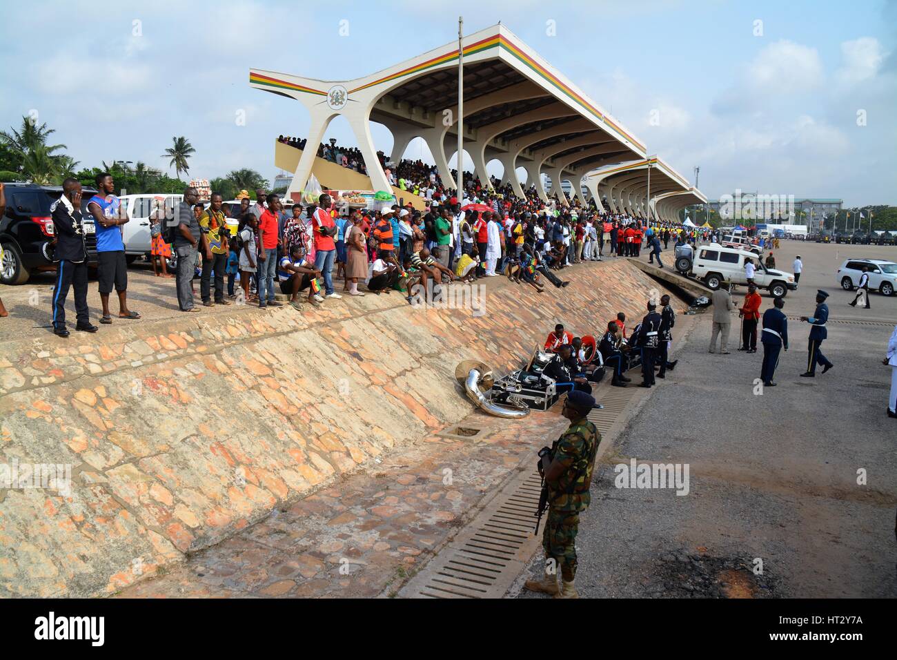 Ghana - Celebrating 60 years of independence for British rule Stock ...