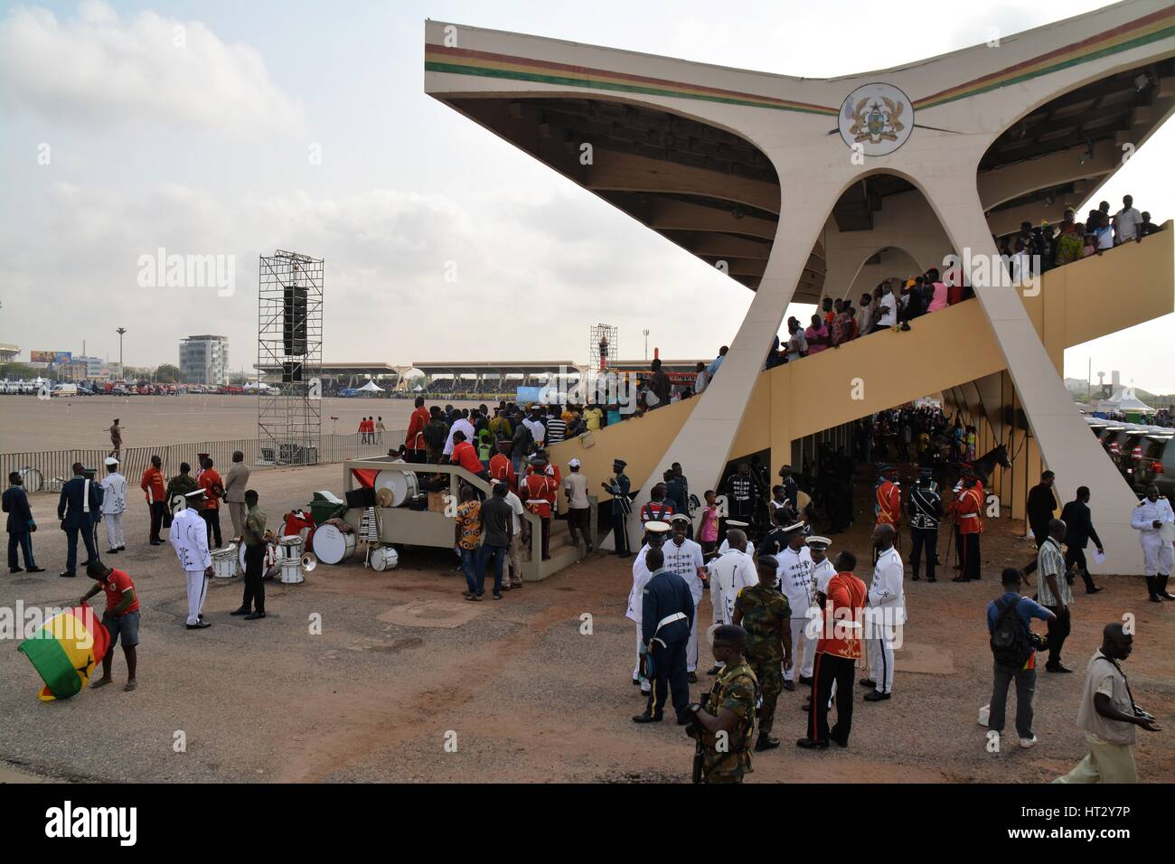 Ghana - Celebrating 60 years of independence for British rule Stock ...