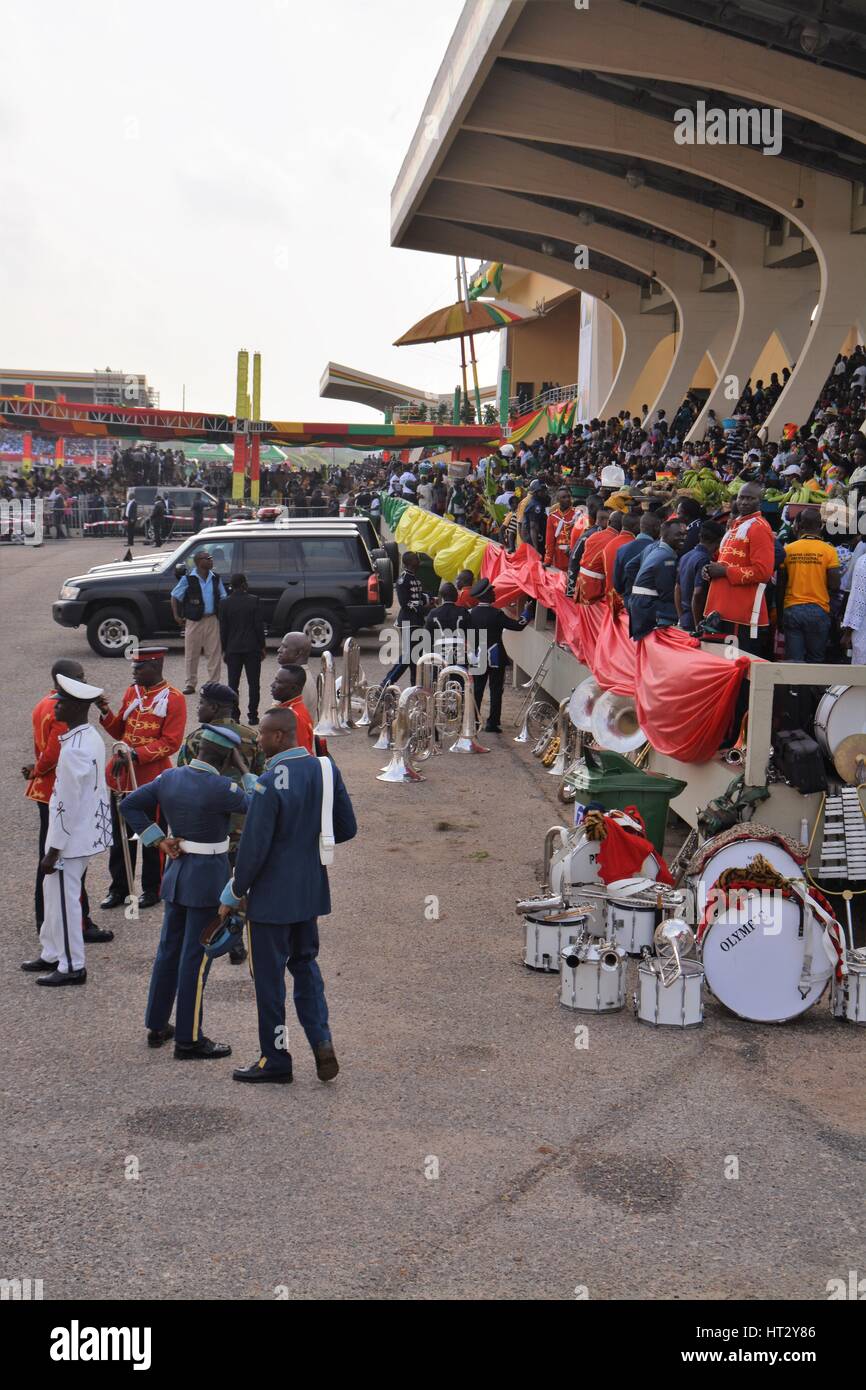 Ghana - Celebrating 60 years of independence for British rule Stock ...