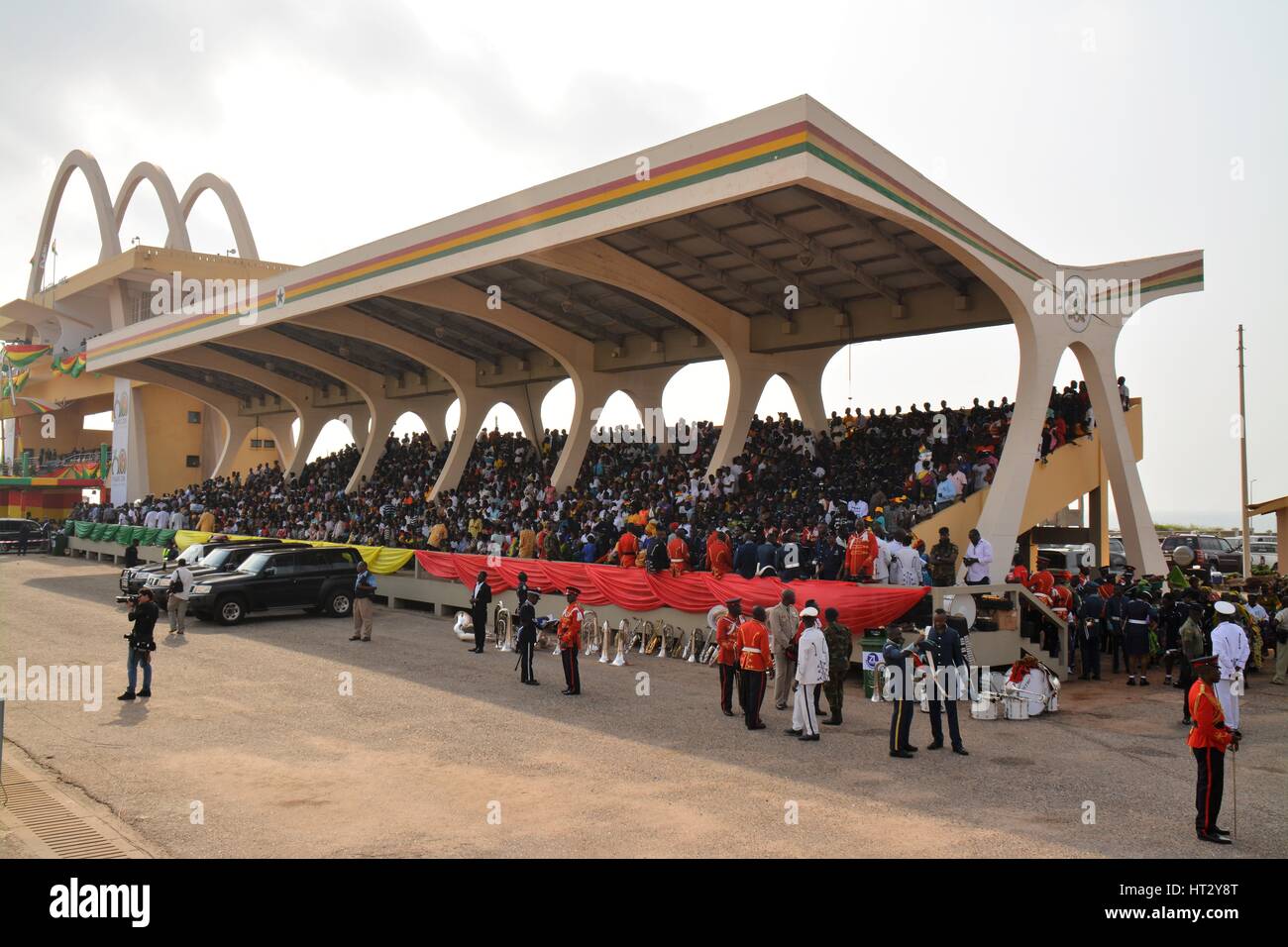 Ghana - Celebrating 60 years of independence for British rule Stock ...