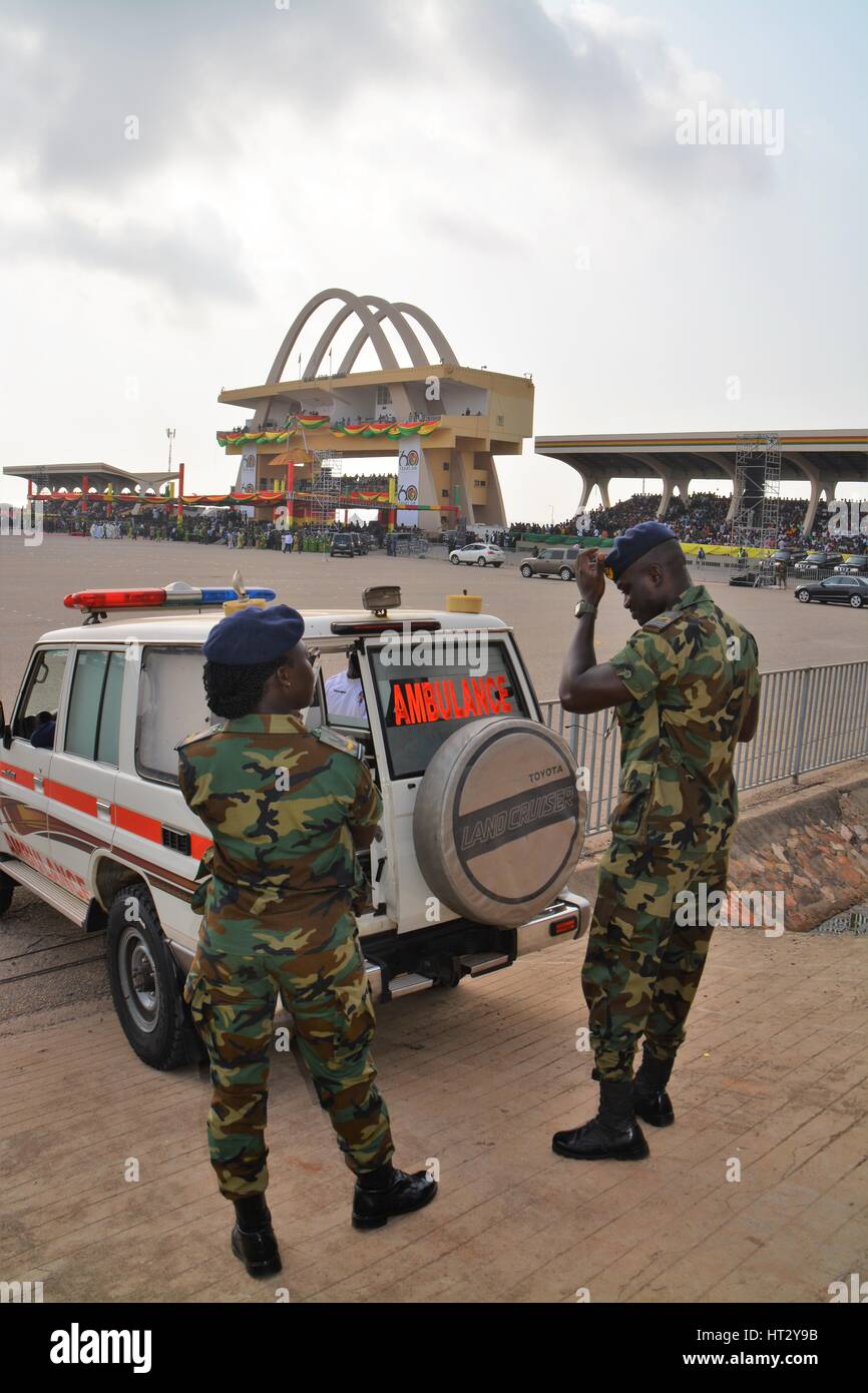 Ghana - Celebrating 60 years of independence for British rule Stock ...