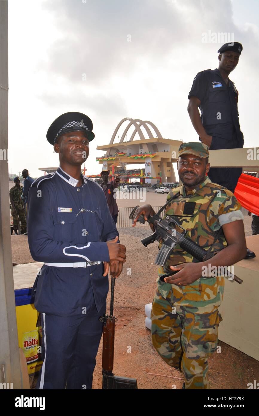Ghana - Celebrating 60 years of independence for British rule Stock ...