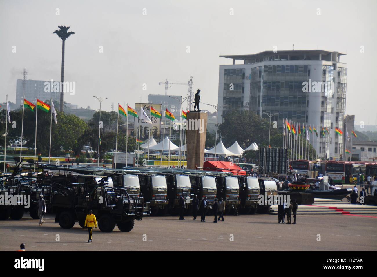 Ghana - Celebrating 60 years of independence for British rule Stock ...