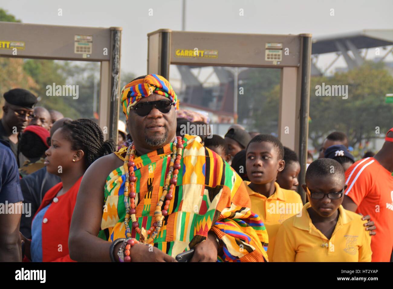 Ghana - Celebrating 60 years of independence for British rule Stock ...