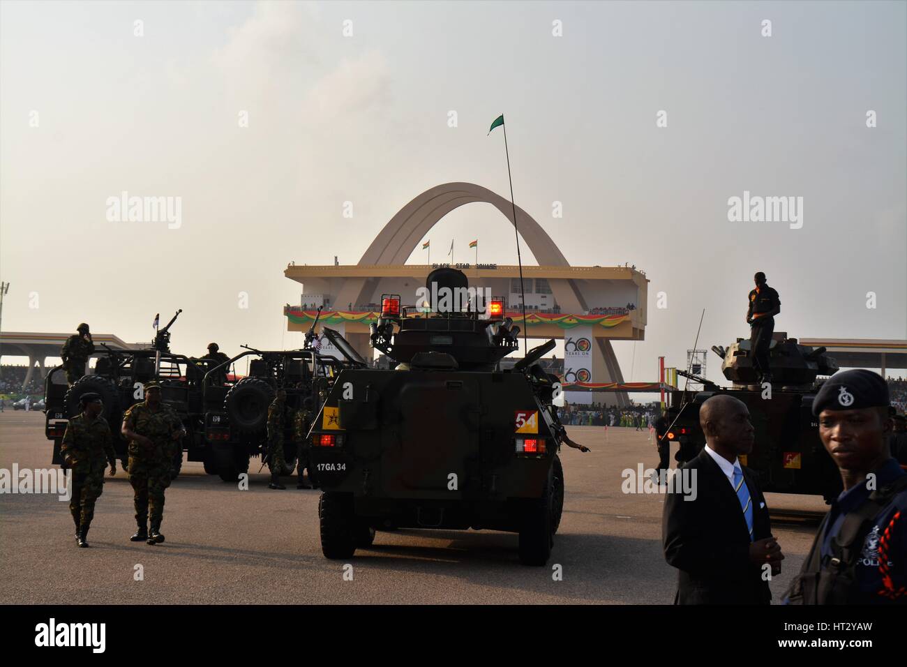 Ghana - Celebrating 60 years of independence for British rule Stock ...