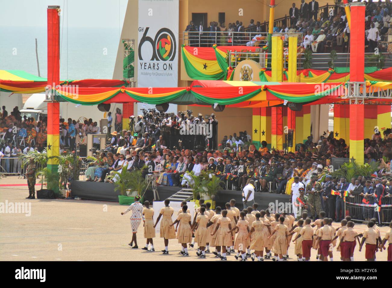 March 6, 2017 - Ghana`s 60 independence celebration... Ghana gained ...