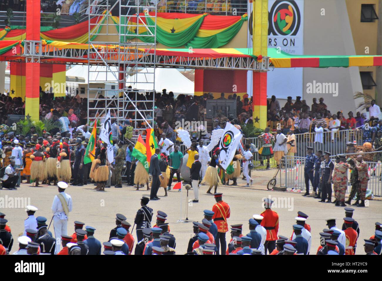 March 6, 2017 - Ghana`s 60 independence celebration... Ghana gained ...