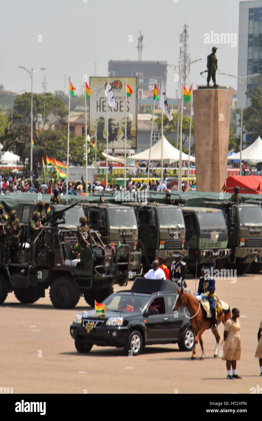 March 6, 2017 - Ghana`s 60 independence celebration... Ghana gained ...
