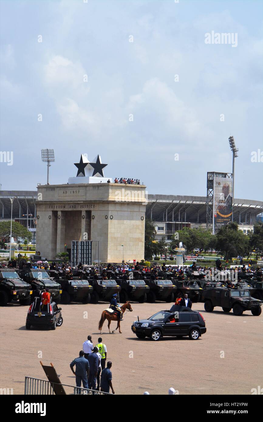 March 6, 2017 - Ghana`s 60 independence celebration... Ghana gained ...