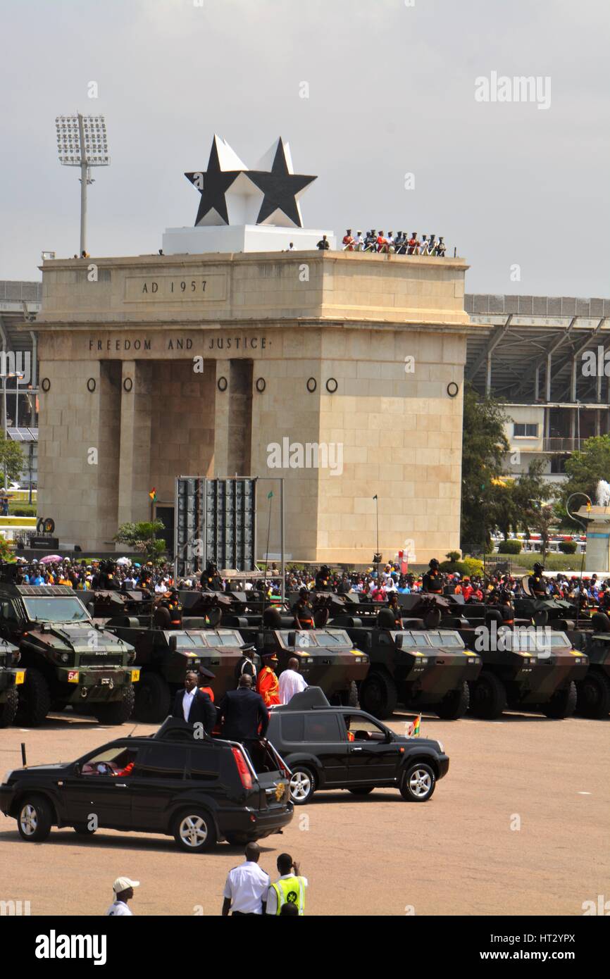 March 6, 2017 - Ghana`s 60 independence celebration... Ghana gained ...