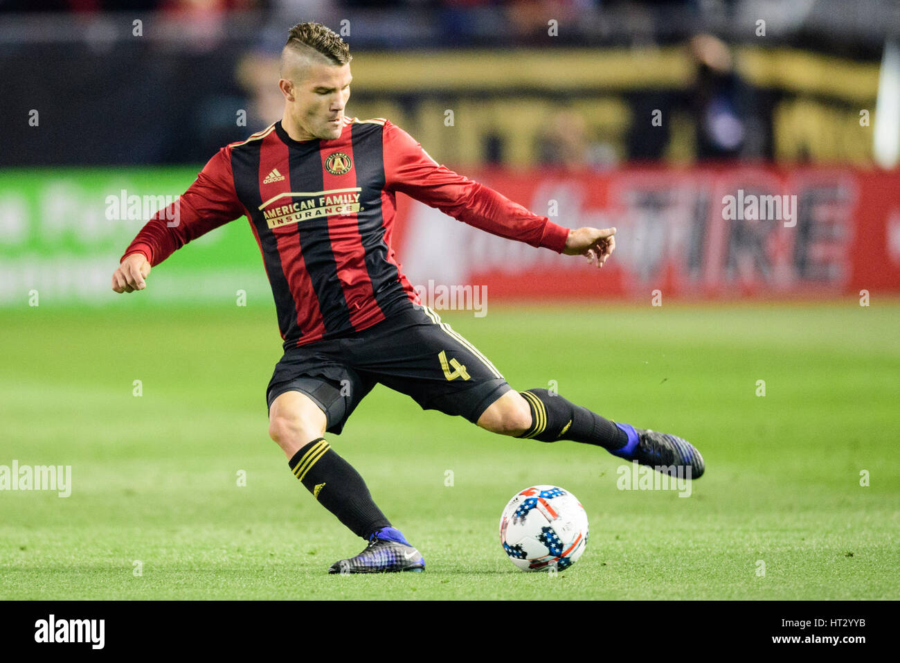 Atlanta, USA. 5th Mar, 2017. Atlanta United Defender Greg Garza (4 ...