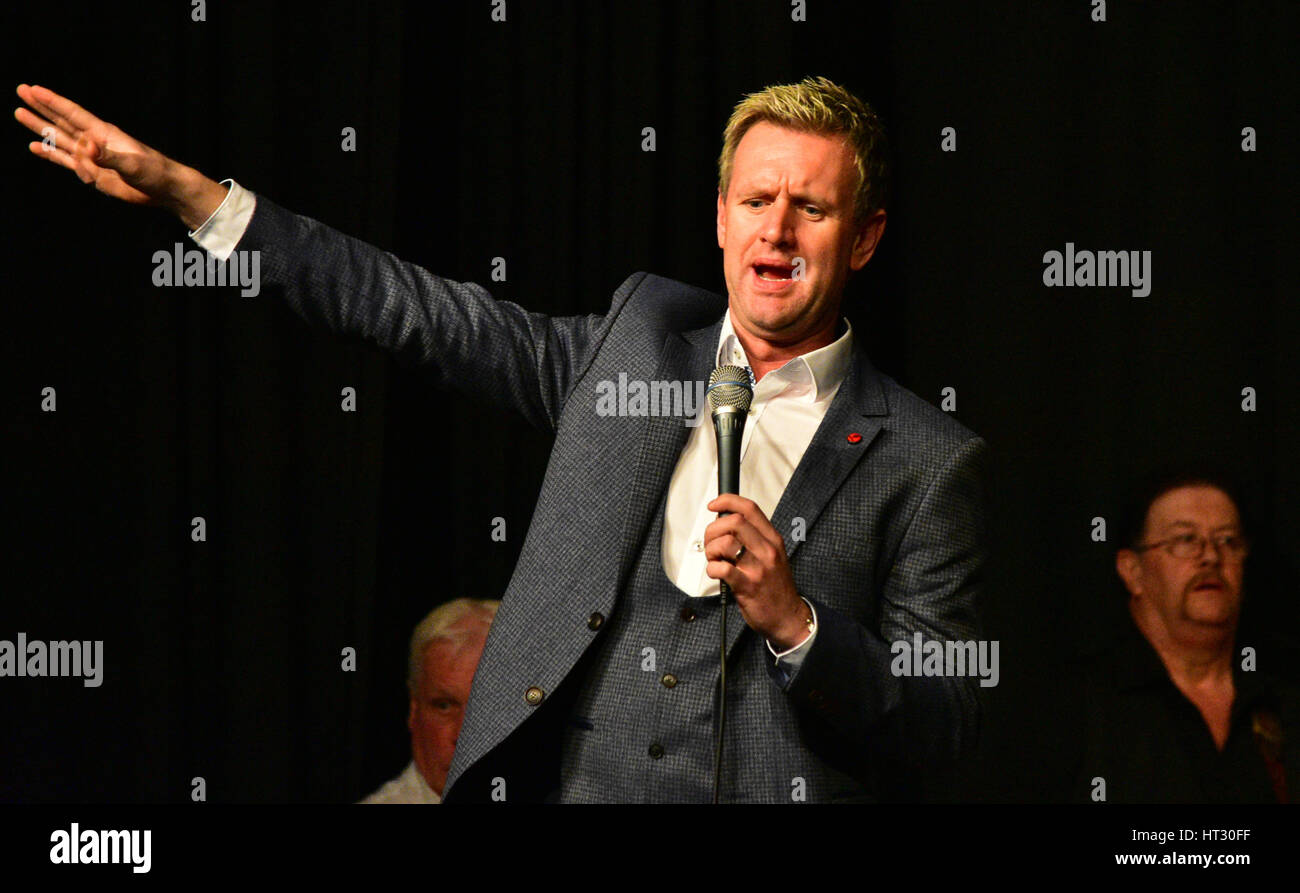 Irish Country sensation Mike Denver live on stage during An Evening ...