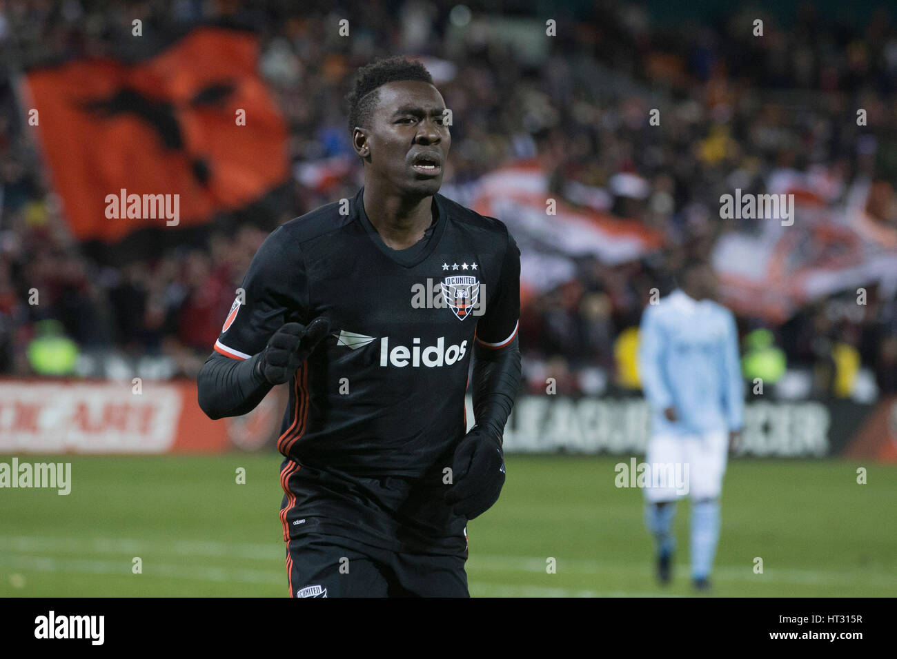 D.C. United midfielder Lloyd Sam (8) during D.C. United's home opener ...
