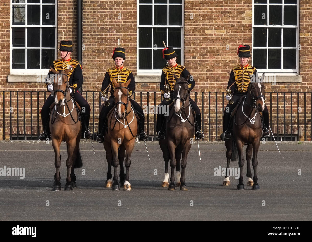 London, UK. 7th Mar, 2017. Kings Troop Royal Horse Artillery Annual ...
