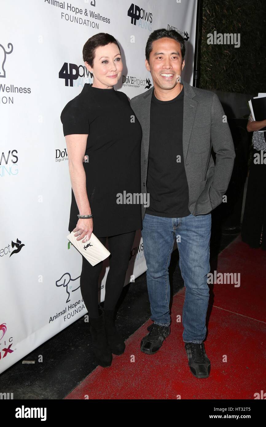 Los Angeles, CA, USA. 4th Mar, 2017. Shannen Doherty, Marc Ching at ...