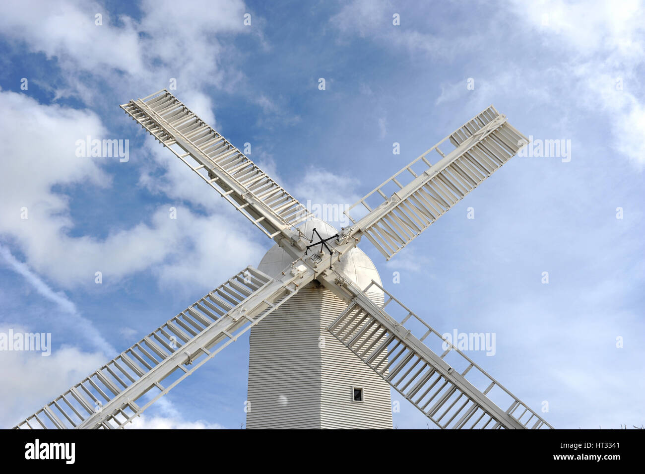 The Jill windmill at Clayton, West Sussex, England UK. This fully ...