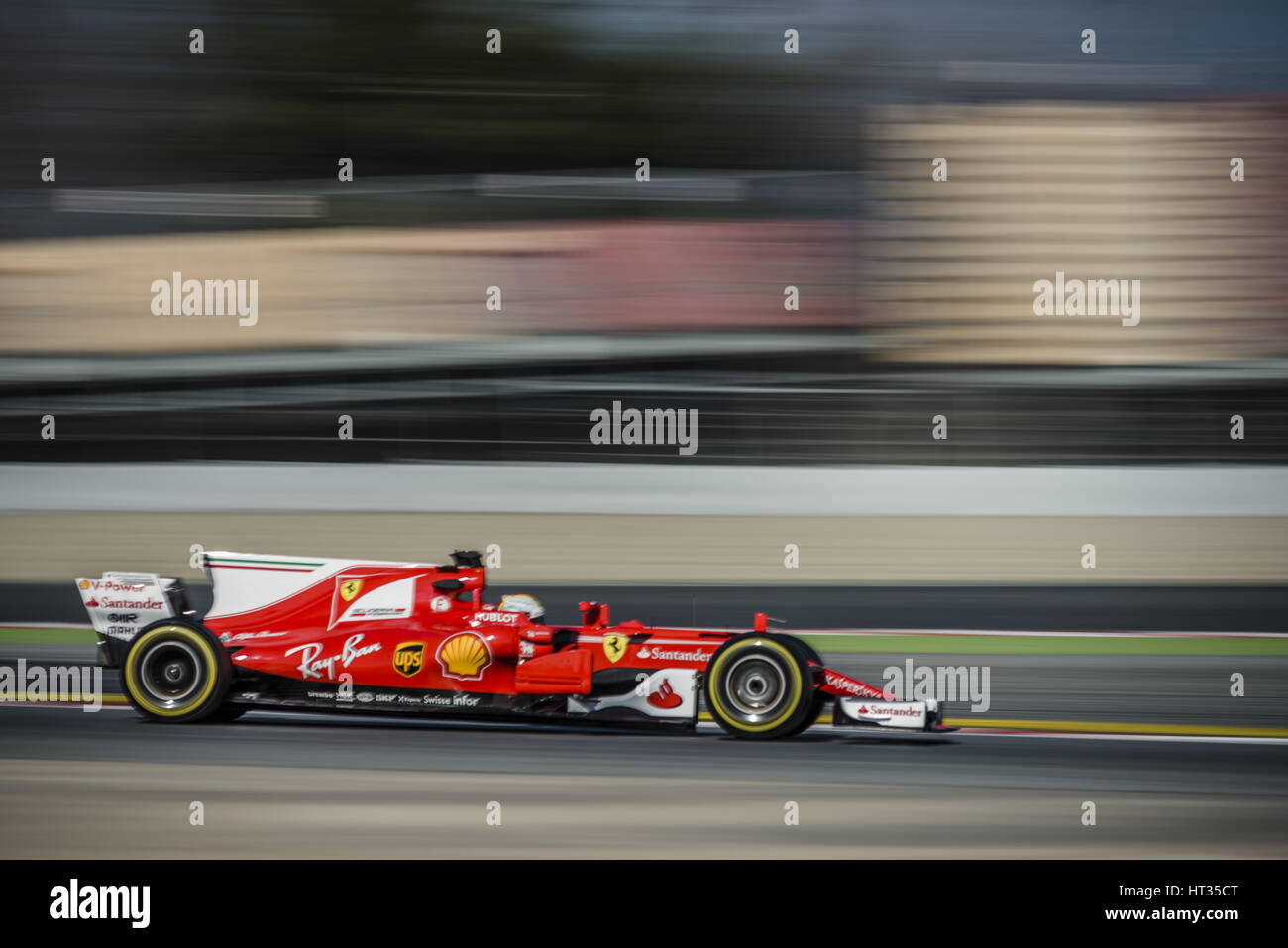 Ferrari sf70h of sebastian vettel hi-res stock photography and images ...
