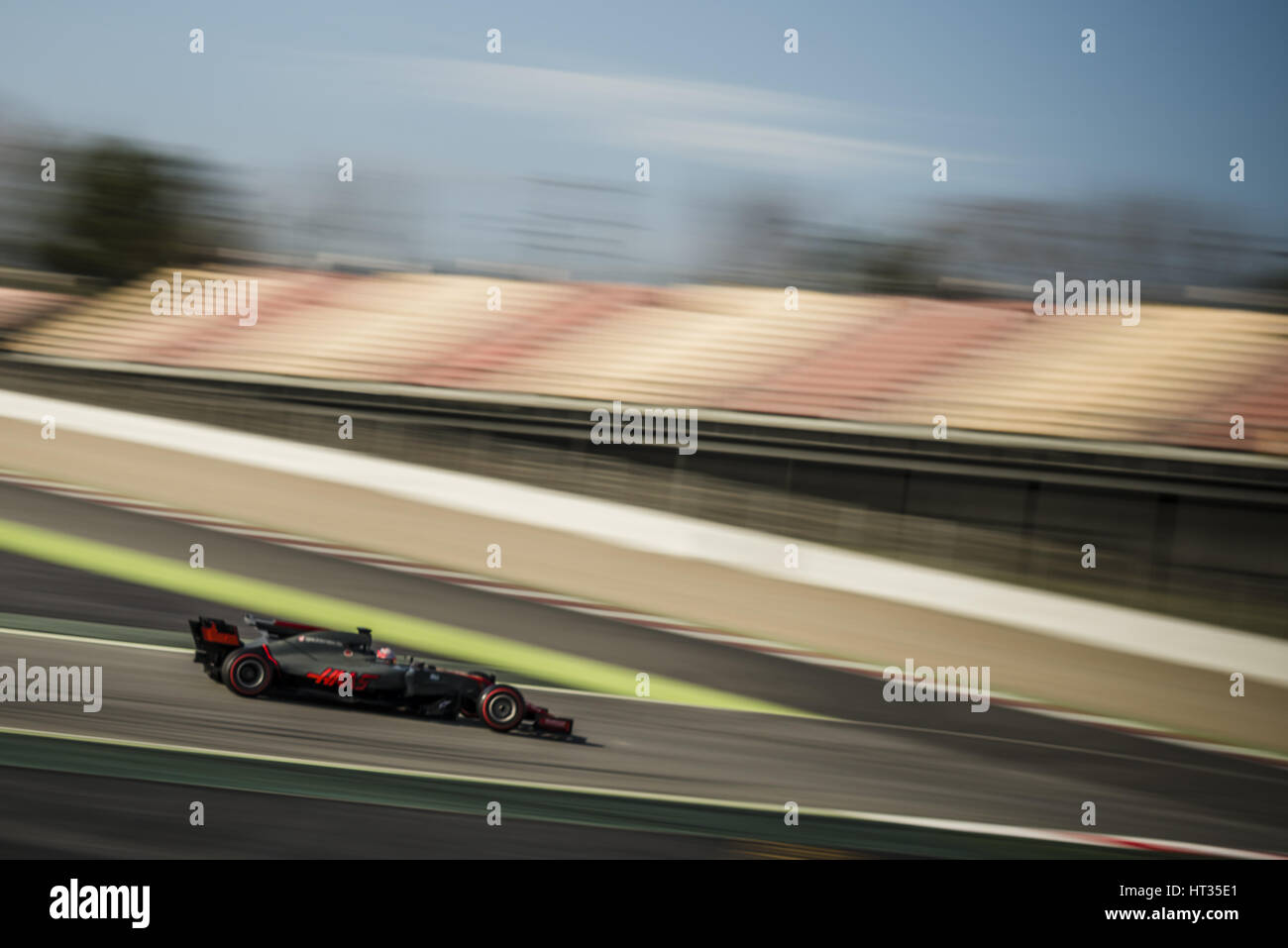 Barcelona, Spain. 7th Mar, 2017. KEVIN MAGNUSSEN (DAN) drives on the ...