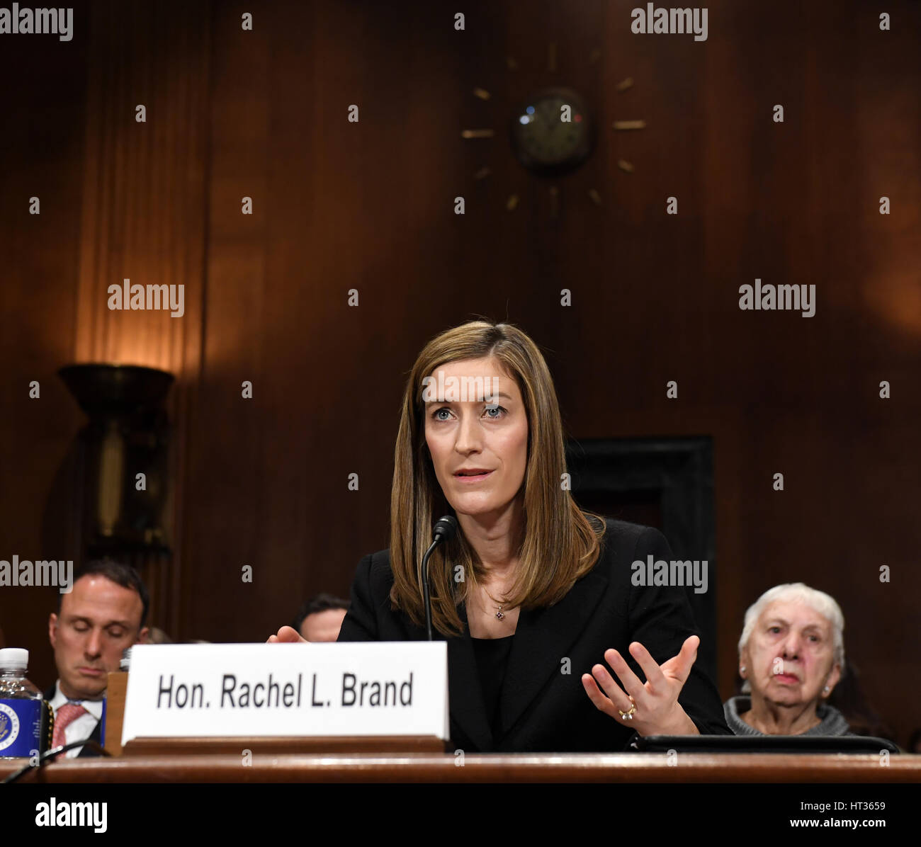 Washington, USA. 7th Mar, 2017. Rachel Brand testifies before the U.S ...