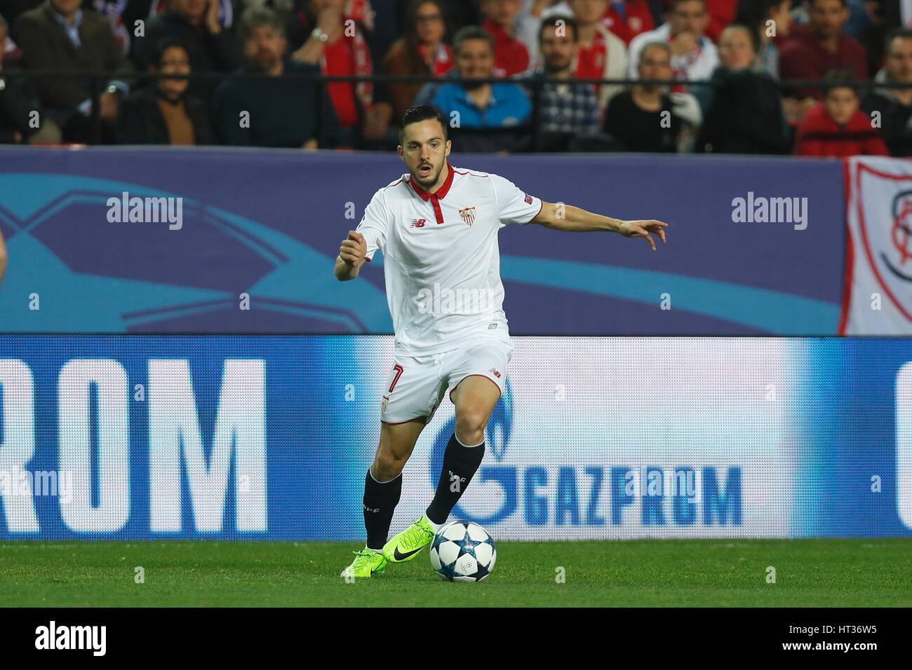 Sevilla, Spain. 22nd Feb, 2017. Pablo Sarabia (Sevilla) Football/Soccer ...