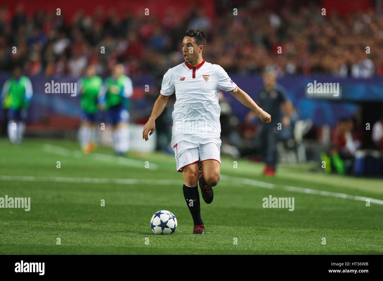 Sevilla, Spain. 22nd Feb, 2017. Samir Nasri (Sevilla) Football/Soccer ...