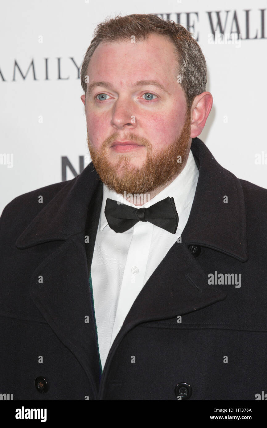 London, UK. 7th Mar, 2017. Comedian and actor Miles Jupp. Red carpet ...