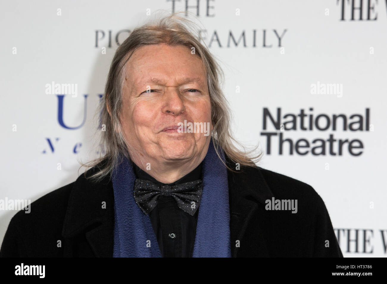 London, UK. 7th Mar, 2017. Writer Christopher Hampton. Red carpet ...