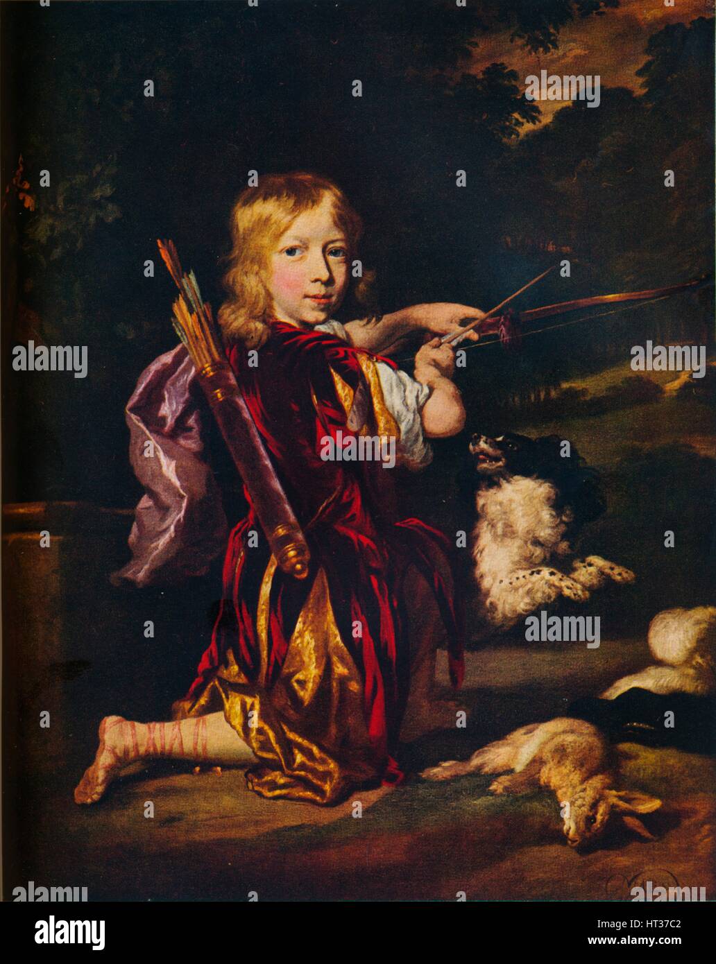 His dog his bow arrows hi-res stock photography and images - Alamy