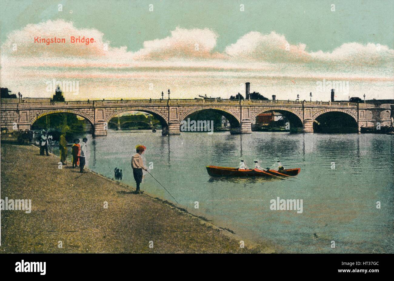 Kingston bridge boat hi-res stock photography and images - Alamy