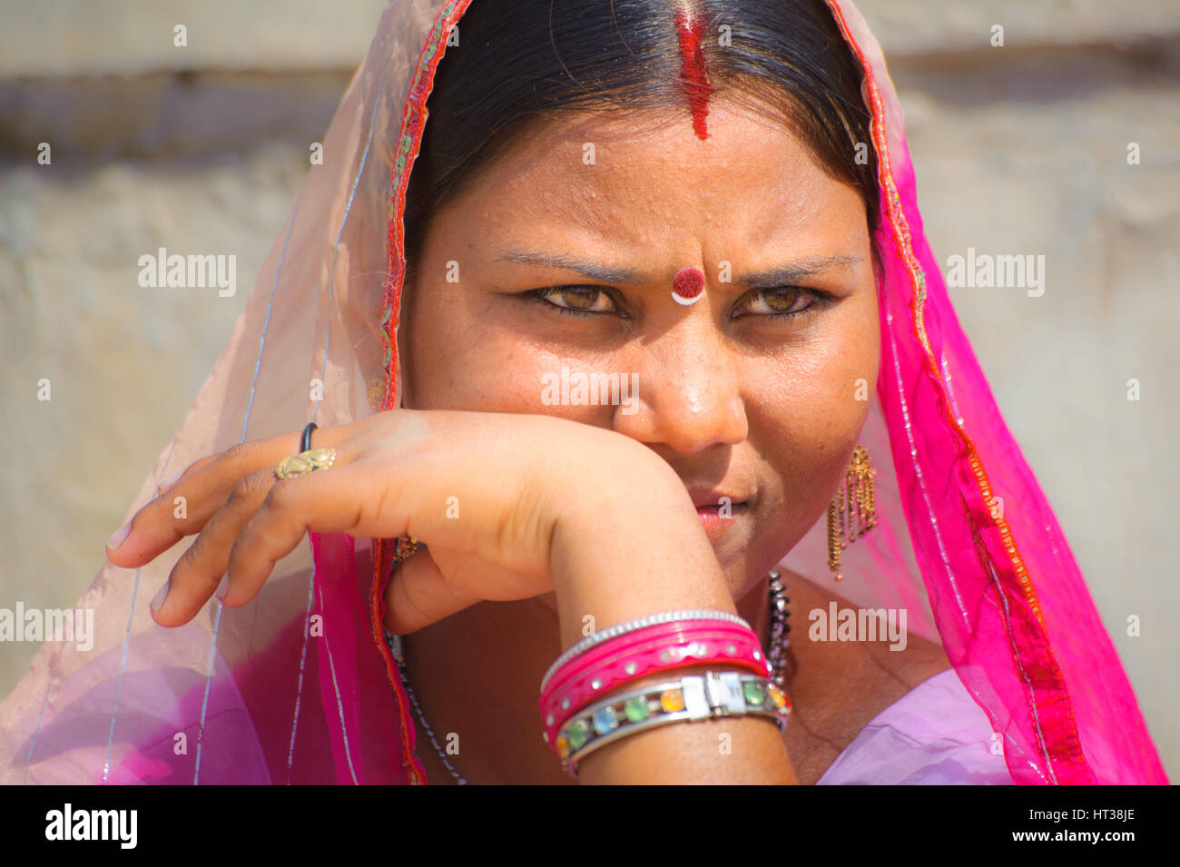 Portrait beautiful rajasthani woman in hi-res stock photography and ...