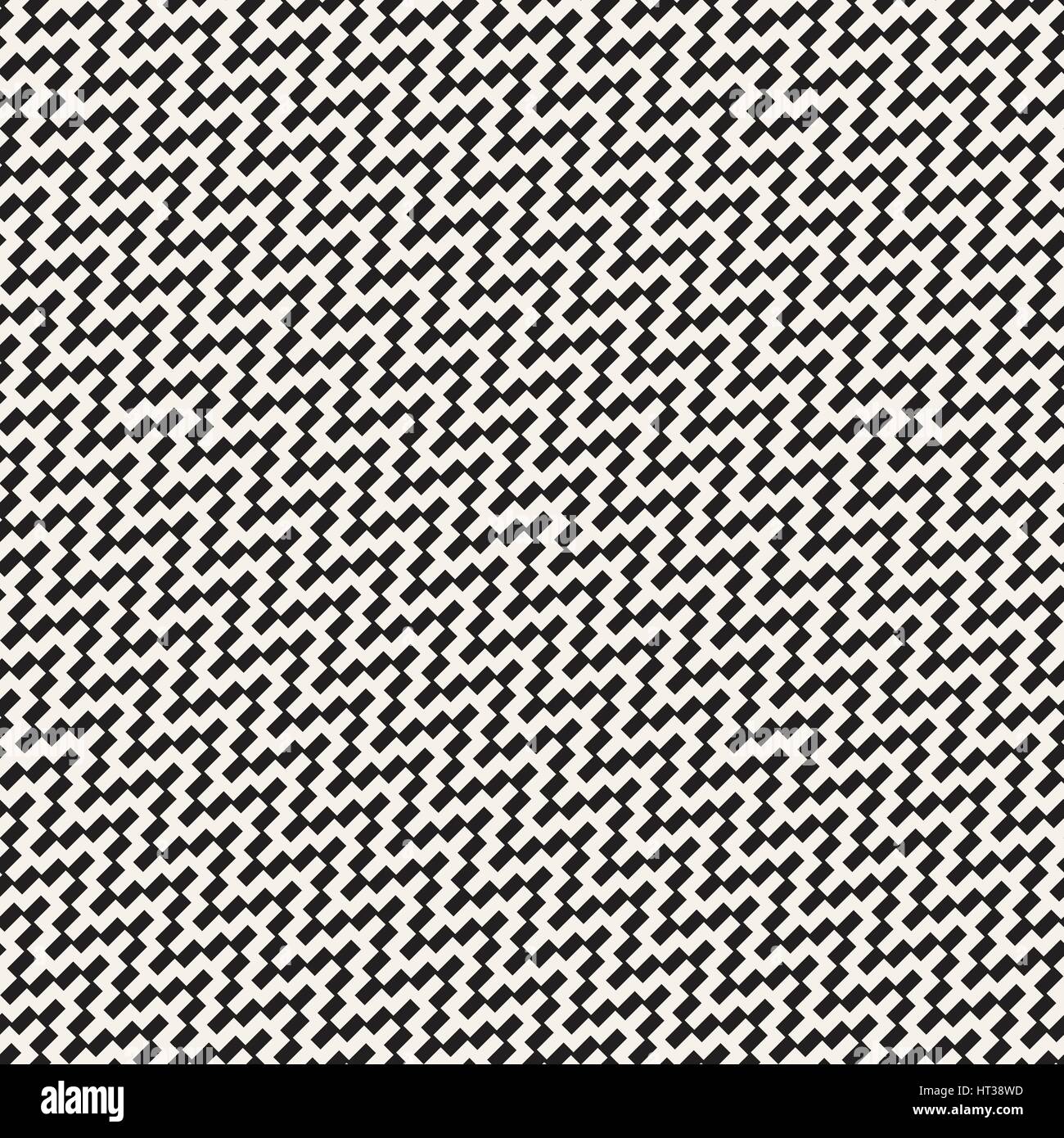 Halftone Edgy Lines Mosaic Endless Stylish Texture. Abstract Geometric ...