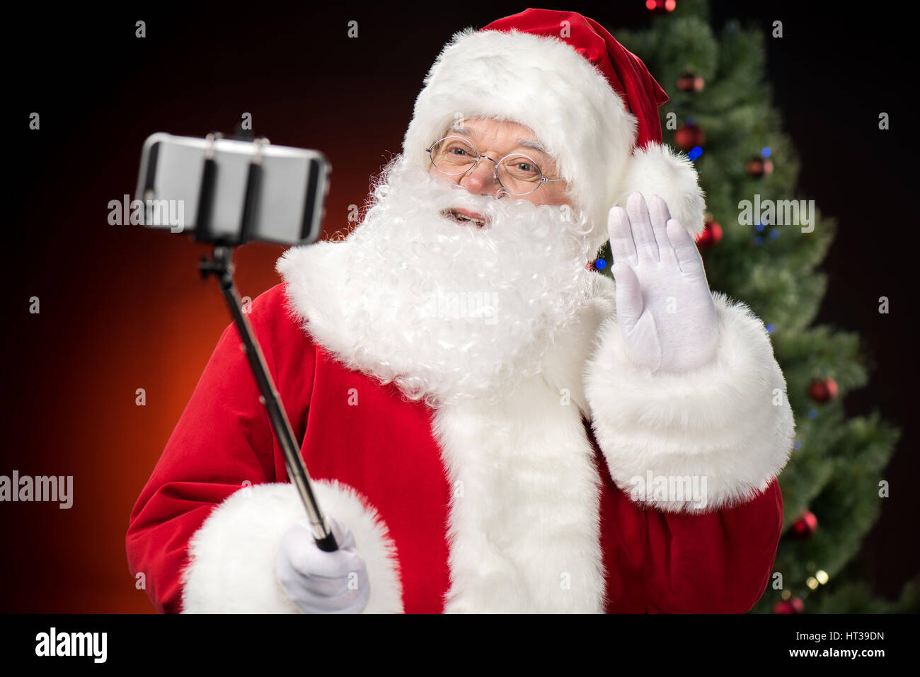 Santa selfie hi-res stock photography and images - Alamy