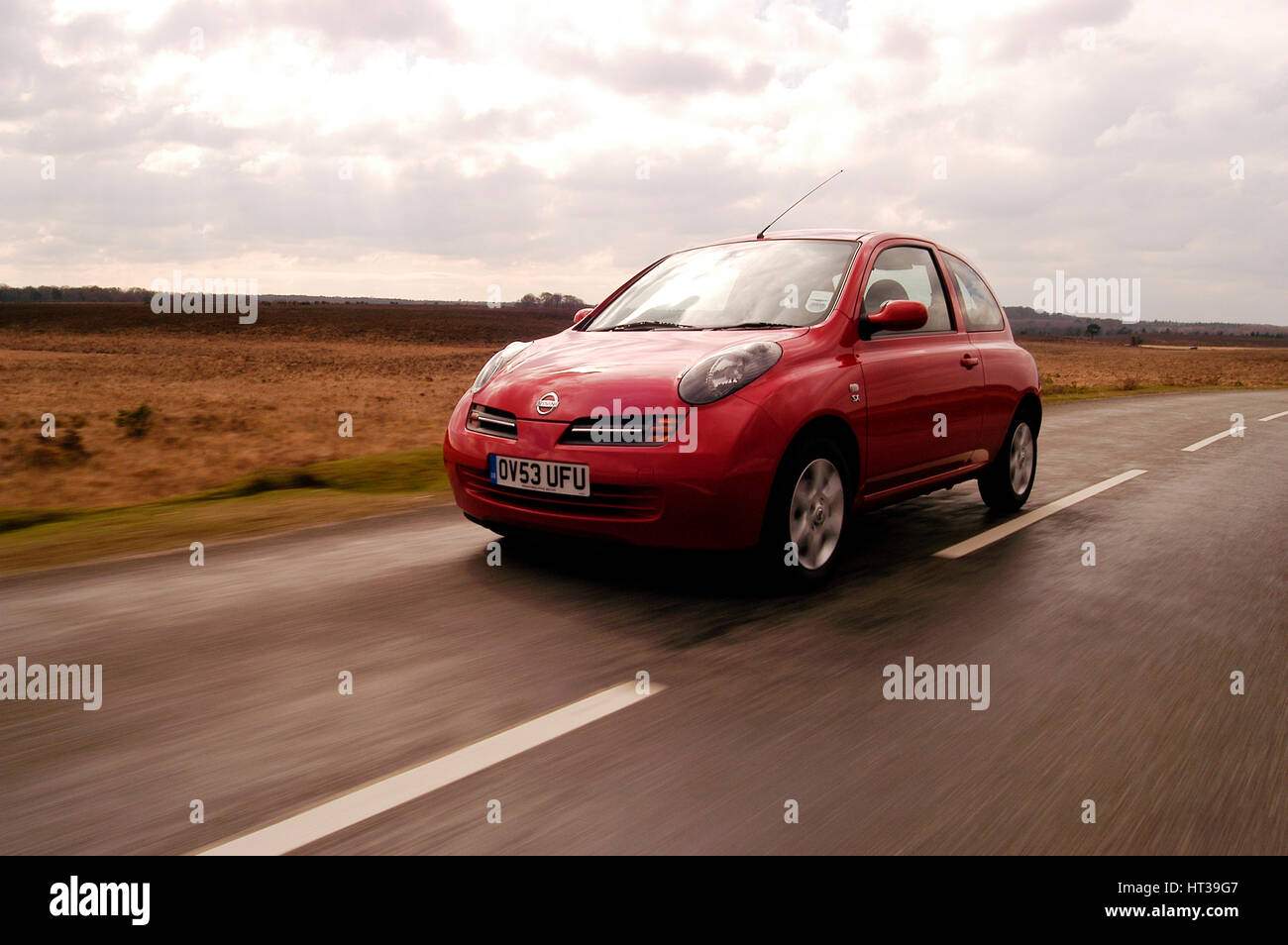 Red nissan micra hi-res stock photography and images - Alamy