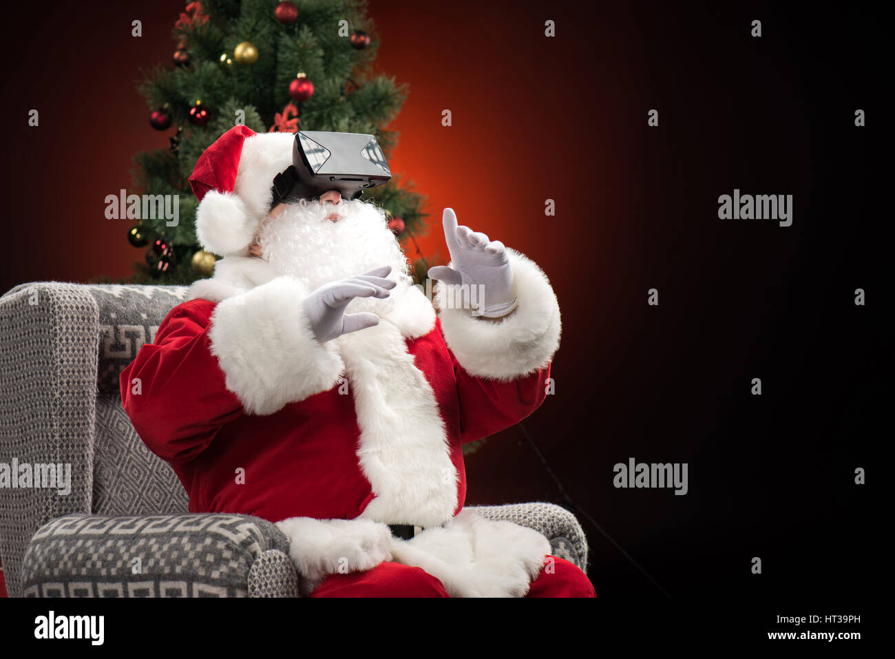 Santa headset hi-res stock photography and images - Alamy