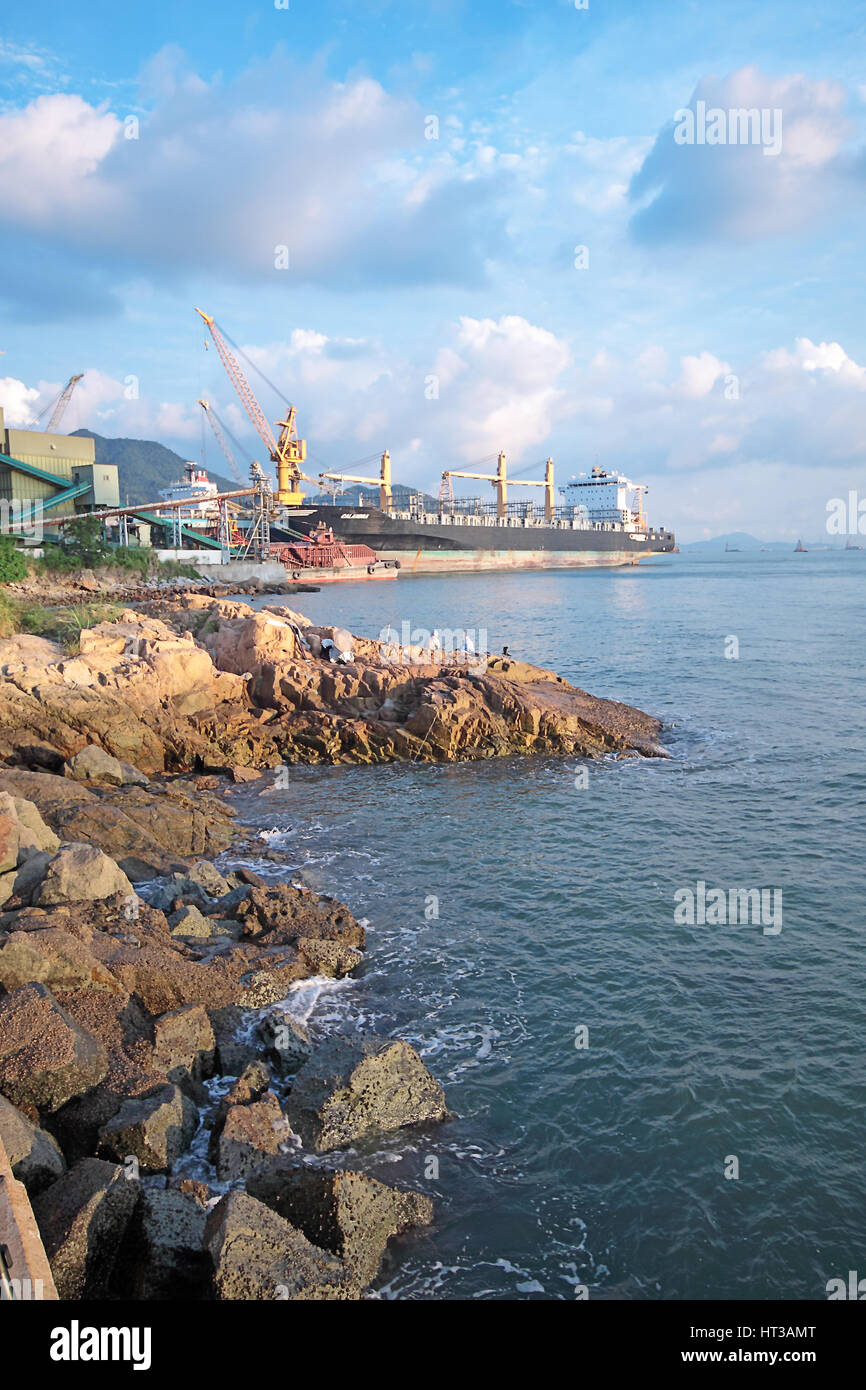 dock basin at sea bay Stock Photo - Alamy