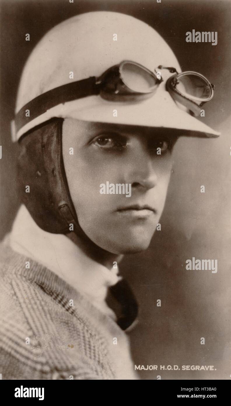 'Major H.O.D. Segrave', c1925. Artist: Unknown Stock Photo - Alamy