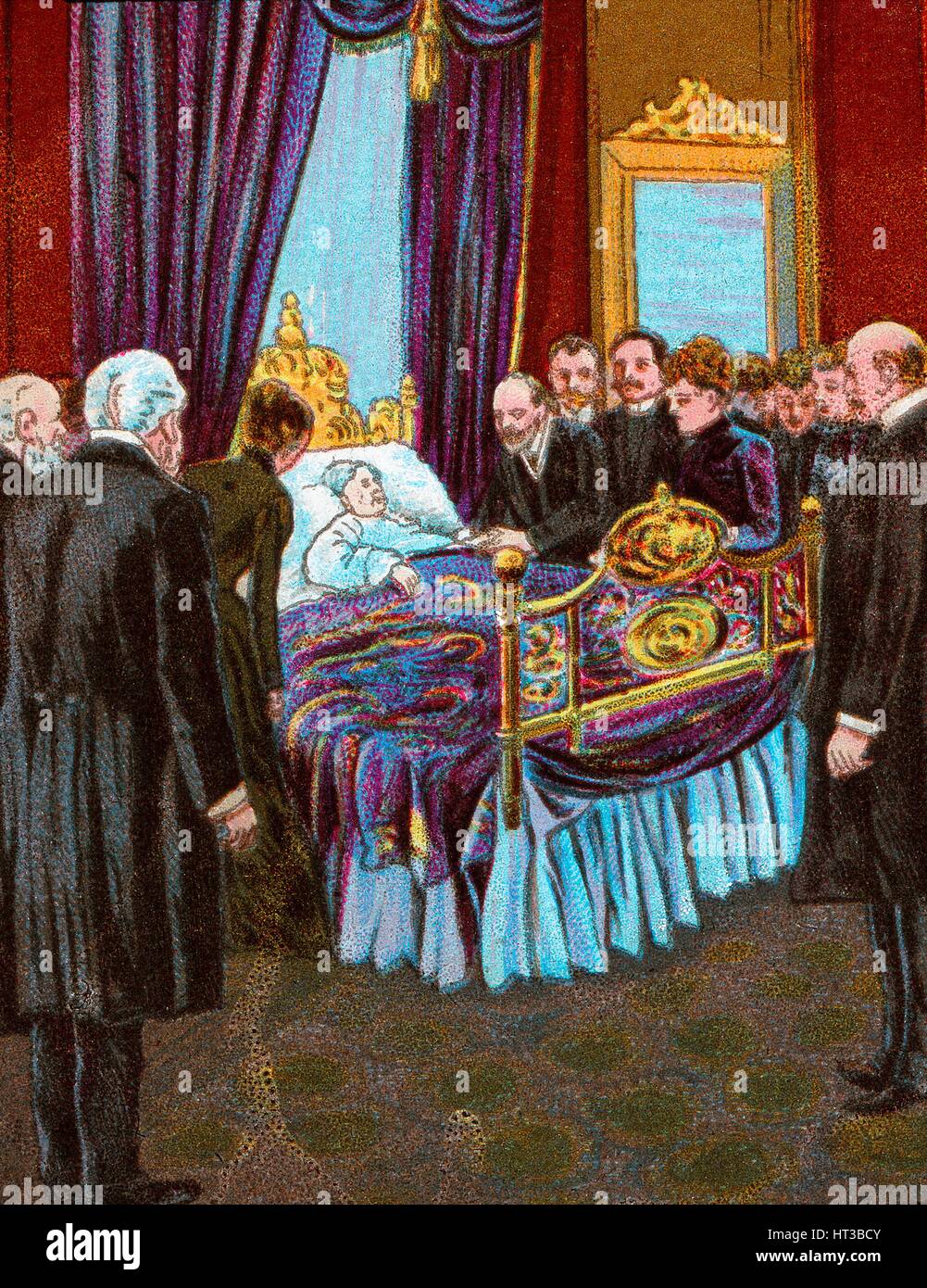 'Last Moments of Queen Victoria - Scene at Osborne House', 1901 (c1902 ...