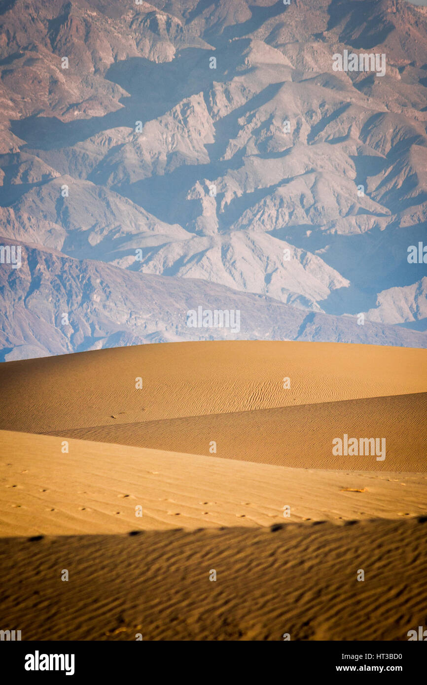Mesquite flat dunes, Death Valley National Park, California, USA Stock Photo - Alamy