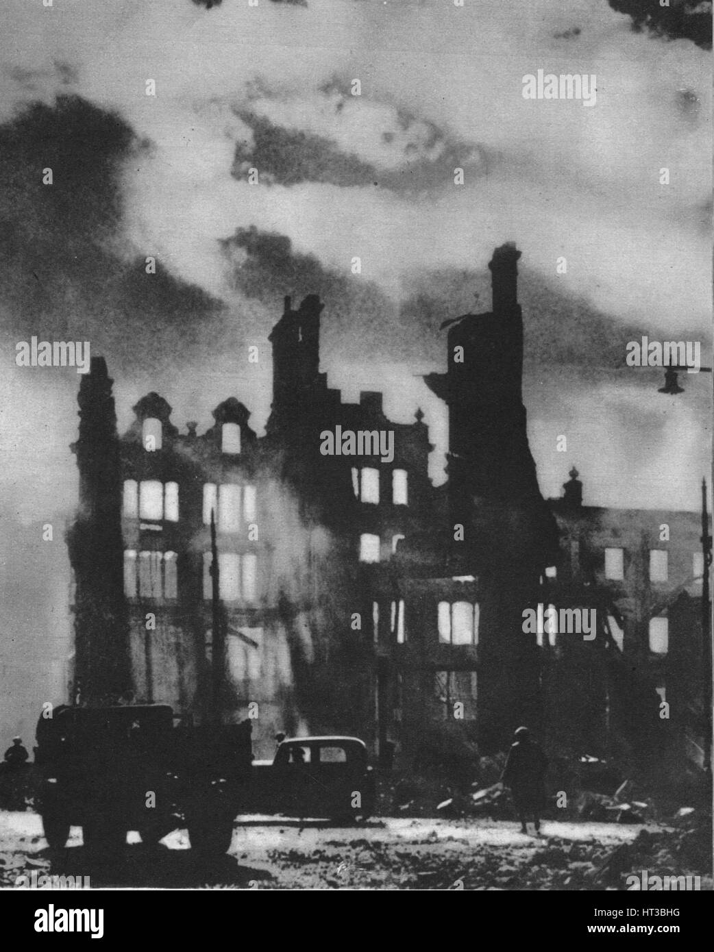 'Dawn Breaks to find the city transfigured after a night of hell', 1941 ...
