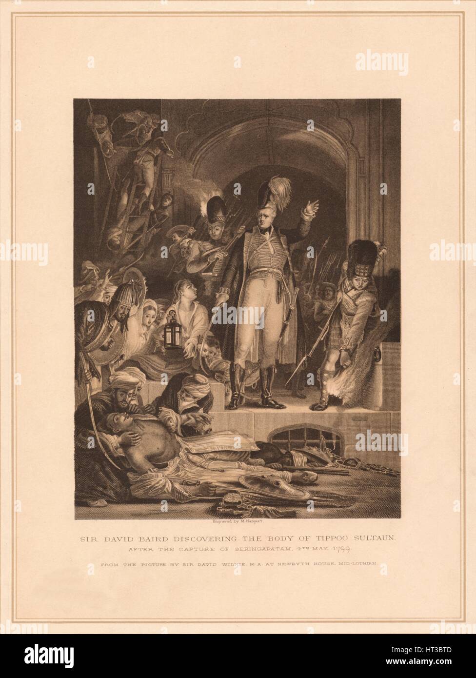 'Sir David Baird Discovering the Body of Tippoo Sultaun', 1799 (1878 ...
