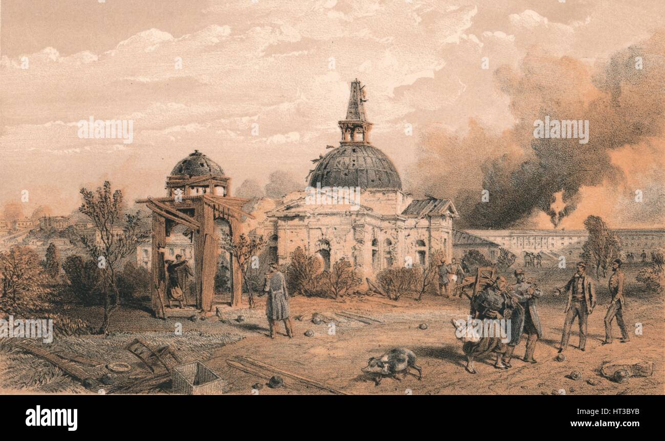 'Church in the Rear of the Redan, Looking North - Showing the Effects ...