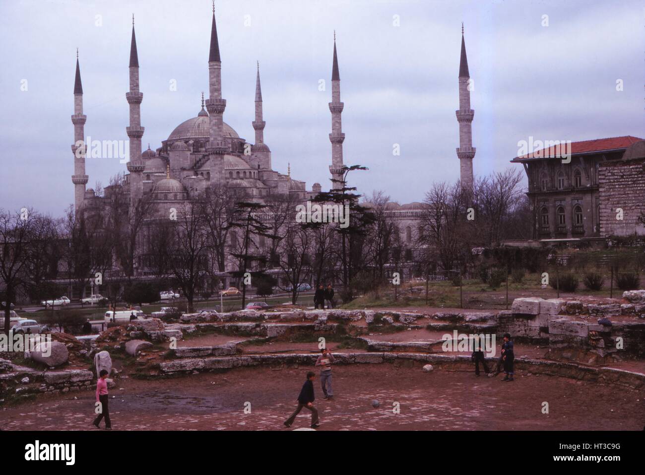 Sultan Ahmed Mosque (Blu Mosque), built 1609-1616 AD, Istanbul, c1970 ...