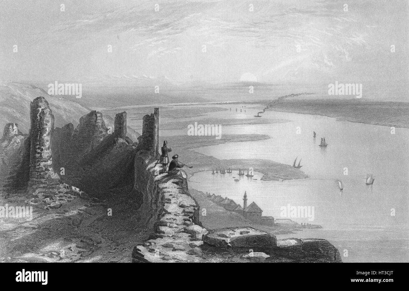 'The Plains of Lower Wallachia', c1840. Artist: JC Armytage Stock Photo ...