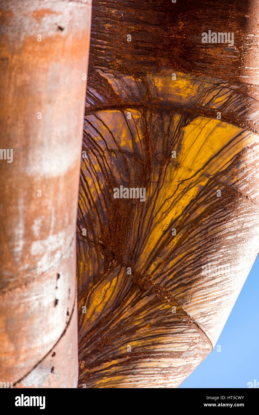 Rusty metal surface, structures Stock Photo - Alamy