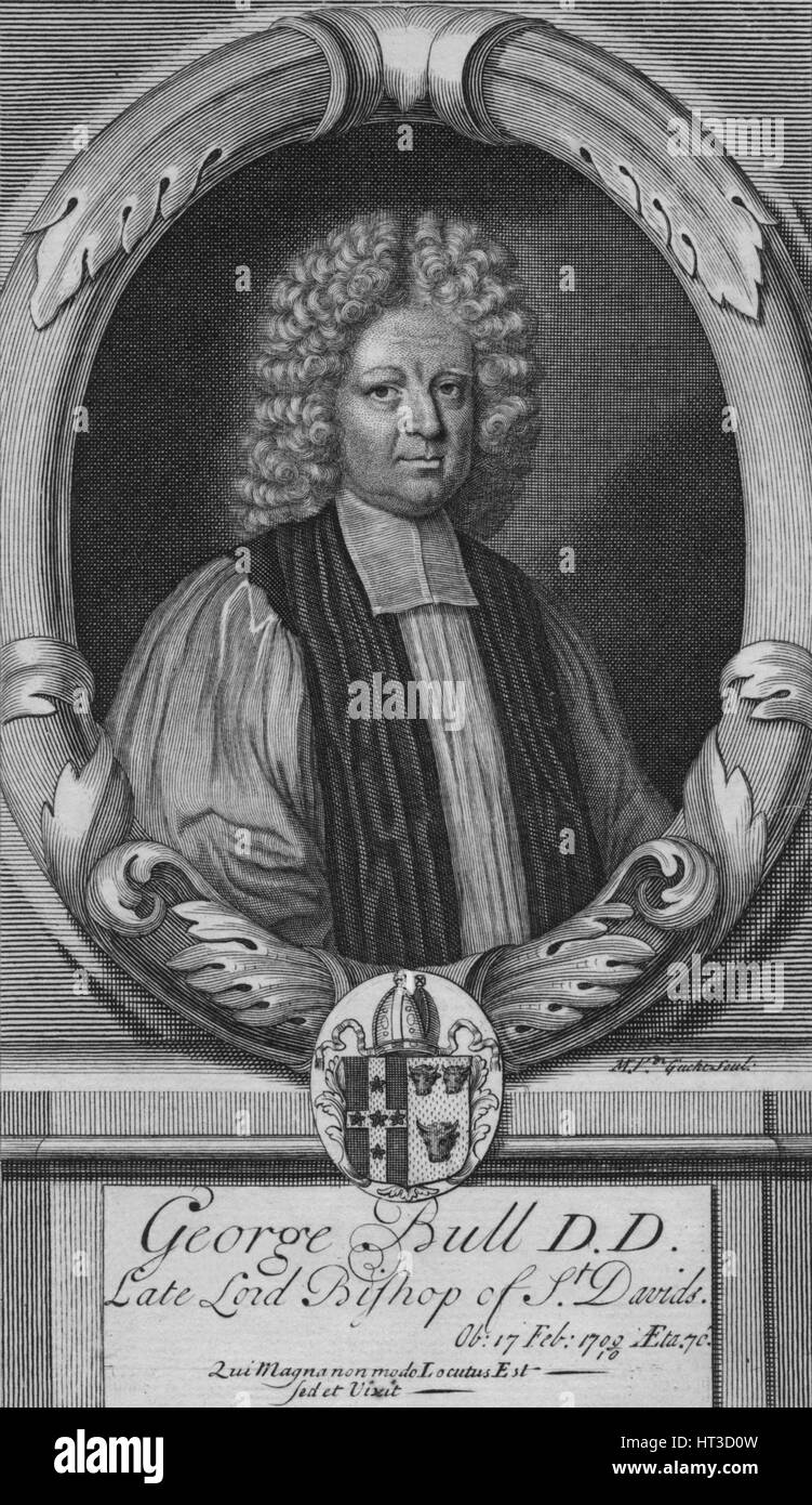 'George Bull D.D, Late Lord Bishop of St. Davids', c18th century ...