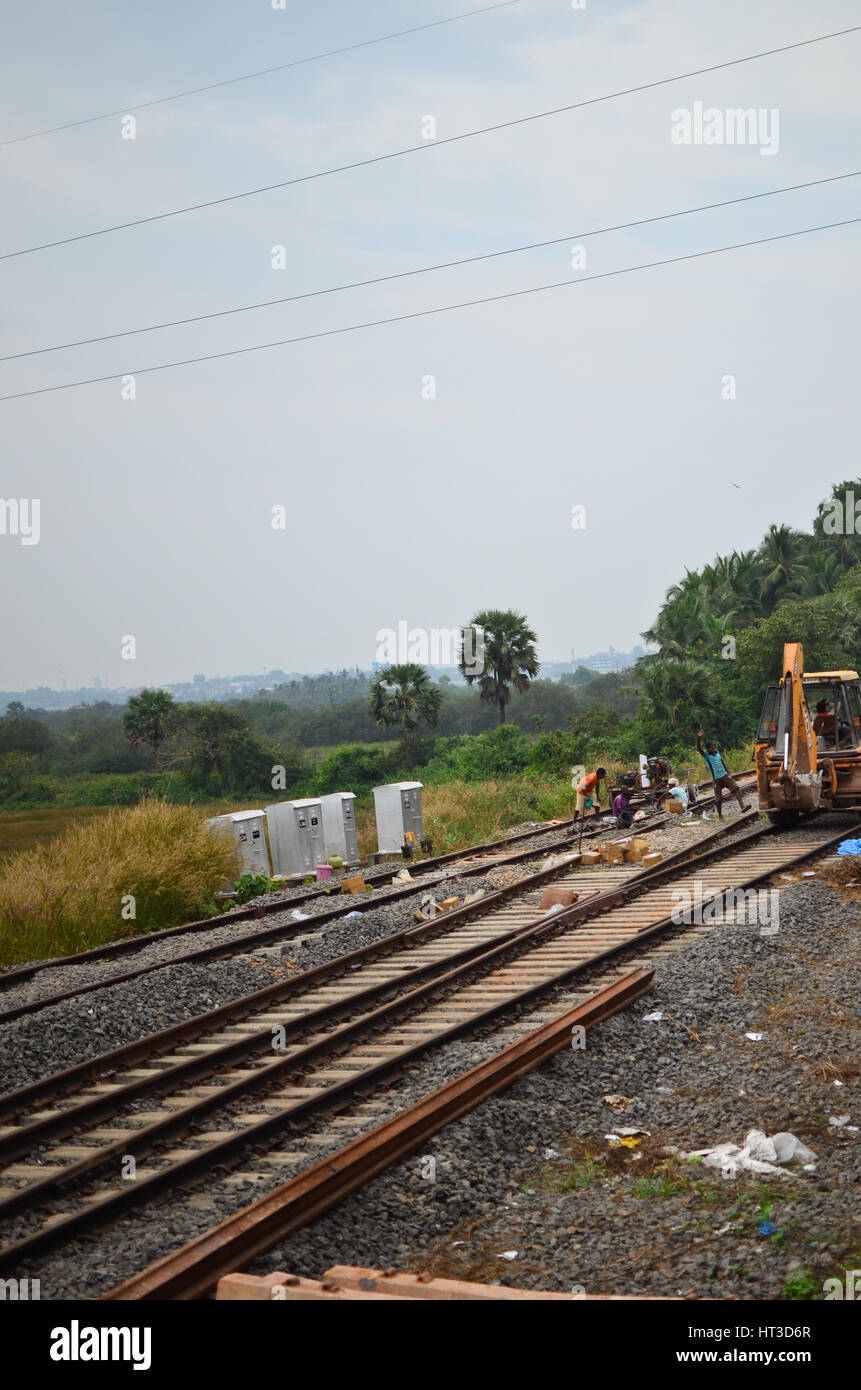 Railway track maintenance hi-res stock photography and images - Alamy