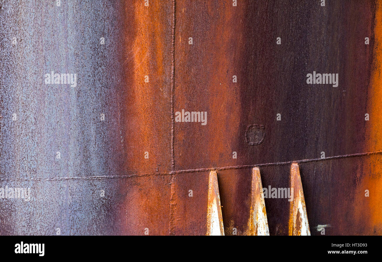 Rusty metal surface, structures Stock Photo - Alamy